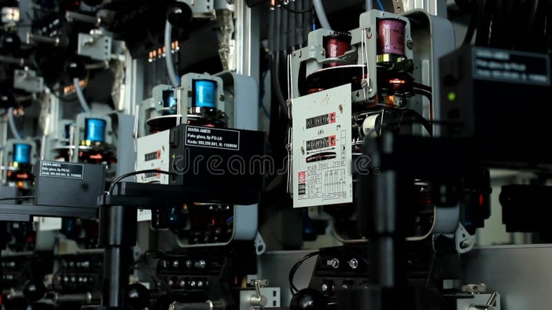 Electricity Meter with Scale and Rotating Wheel Stock Video Footage ...