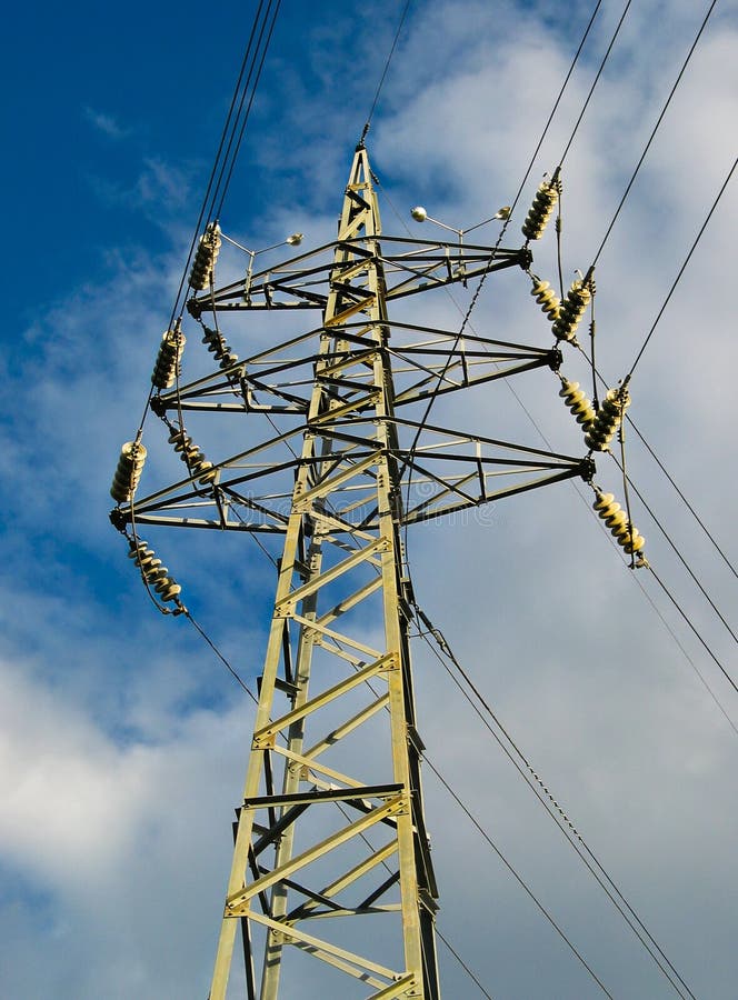 Electricity Pole stock image. Image of power, structure - 3419793