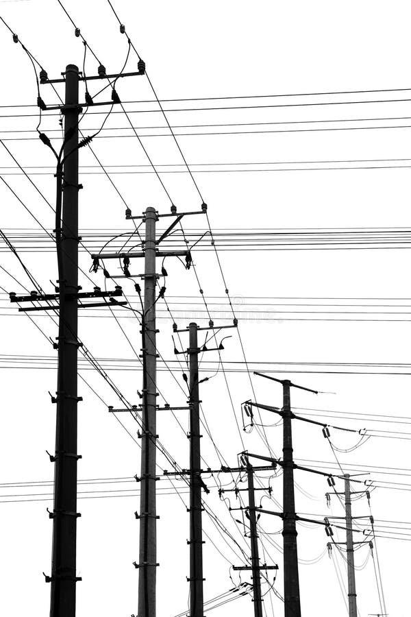 Electricity poles stock image. Image of mast, poles, pole - 18973465