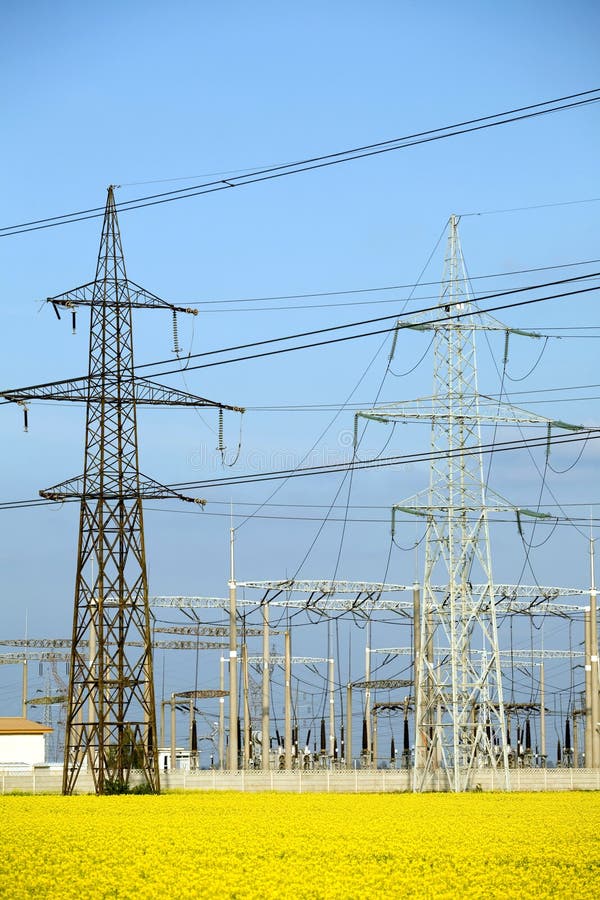 Power Pole, Power Poll, Electricity Stock Photo - Image of clouds ...