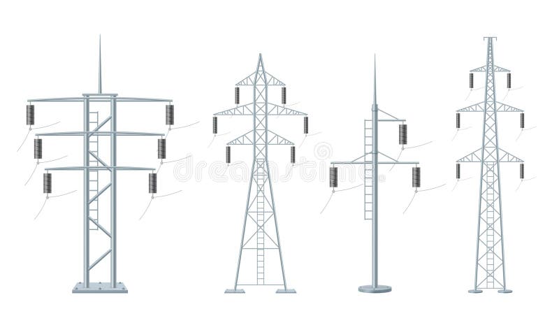 Adobe Illustrator Drawings Utility Poles