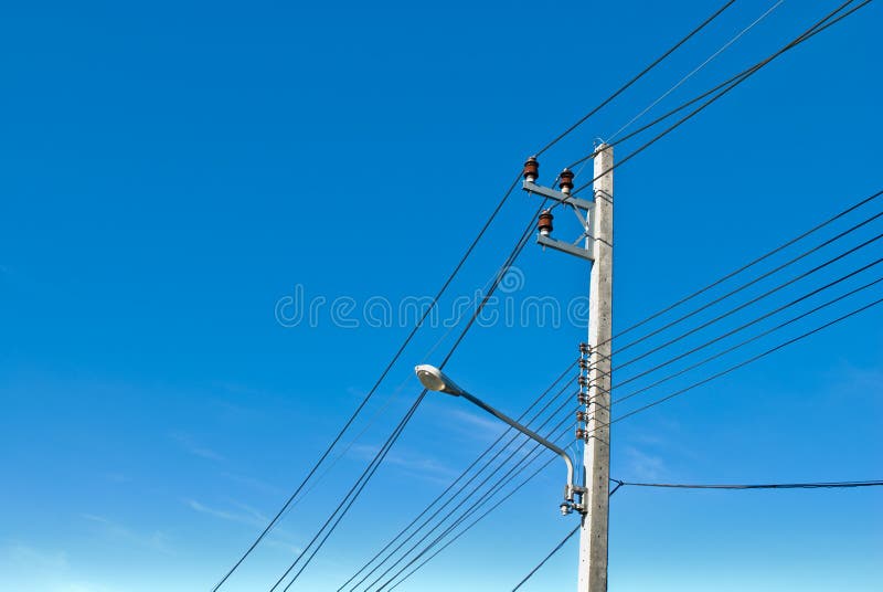 Electricity post stock photo. Image of capacitor, danger - 18692060