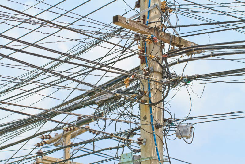 Electricity post stock image. Image of rural, distribution - 32006029