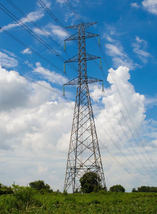 Electricity post stock photo. Image of electrical, equipment - 42196740