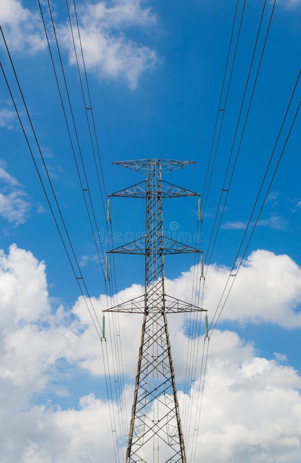 Electricity post stock photo. Image of framework, electric - 42197066