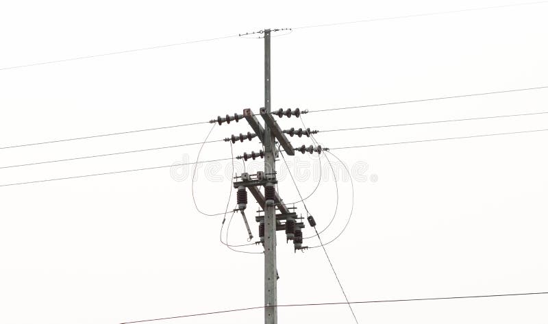 Electricity post stock photo. Image of electricity, wire - 38681464