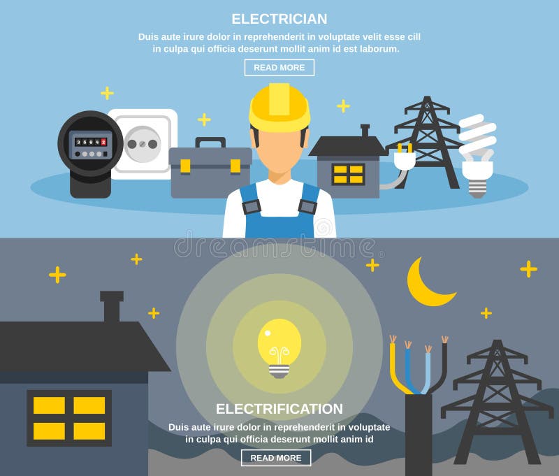 ElectriCITY stock illustration. Illustration of electrical - 19957126