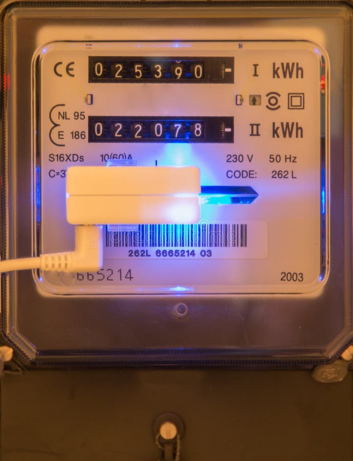 Digital Power Meter stock photo. Image of electric, electrical - 8293158