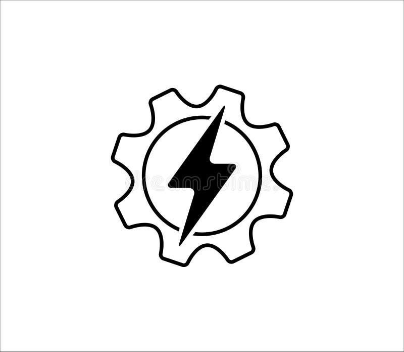 Electricity Power Setting Icon or Symbol Vector Design, Electric ... Electricity Power Setting Icon or Symbol Vector Design, Electric ...