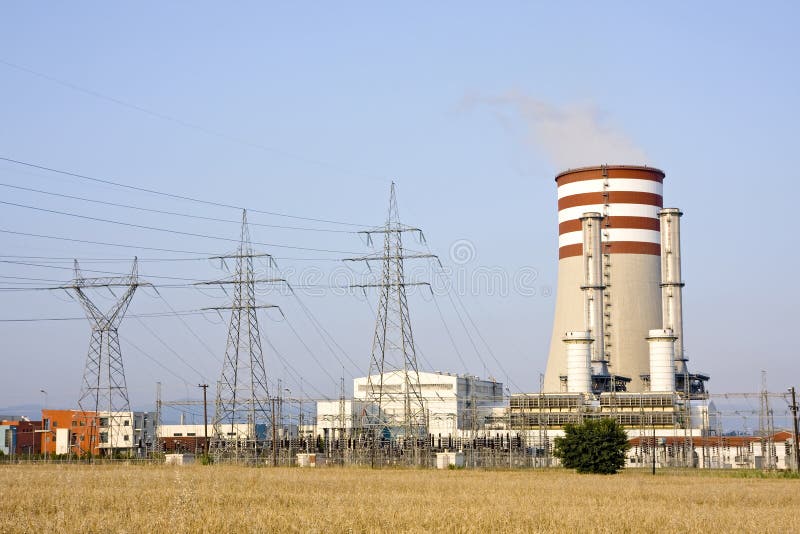 Electricity power station stock photo. Image of infrastructure - 14937056