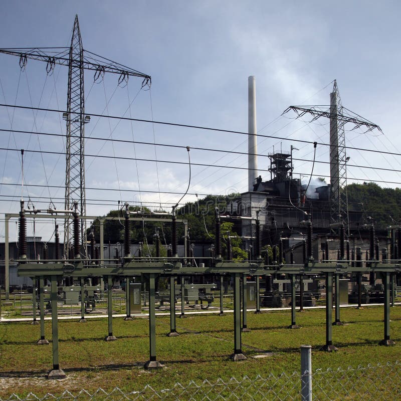 Electricity power station stock photo. Image of generators - 18867218