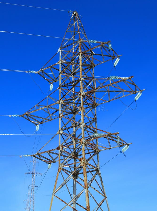 Electricity pylon stock image. Image of city, europe - 13627121