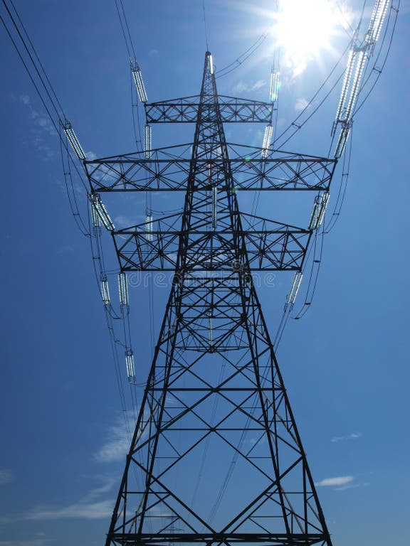 Electricity Pylon stock image. Image of outdoors, croatia - 15853853