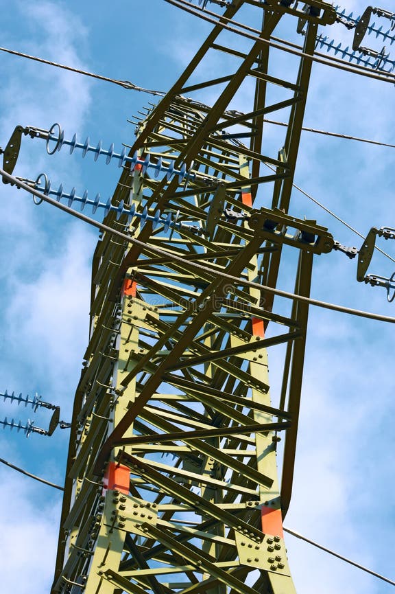 Electricity pylon stock photo. Image of conductor, high - 26925554