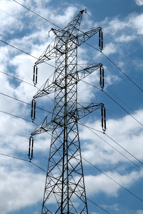 Electricity pylon stock image. Image of energy, construction - 5144833