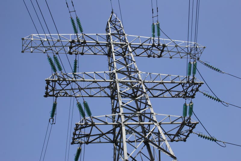 Electricity Pylon stock photo. Image of storm, electrical - 659804