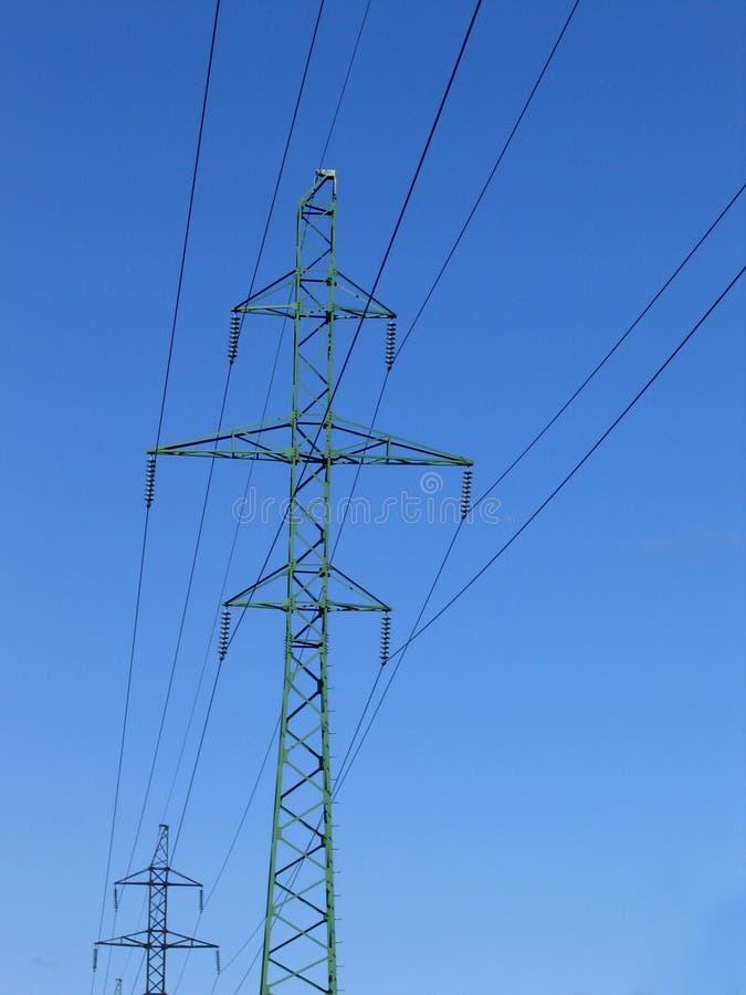 Electricity pylon stock photo. Image of grid, height, industry - 775906