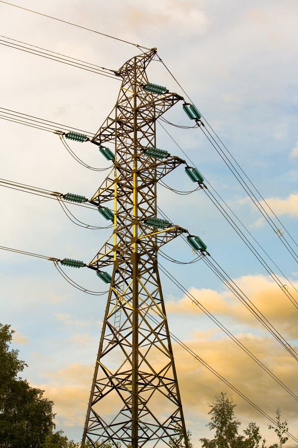 Electricity Pylon stock image. Image of energy, connect - 981545