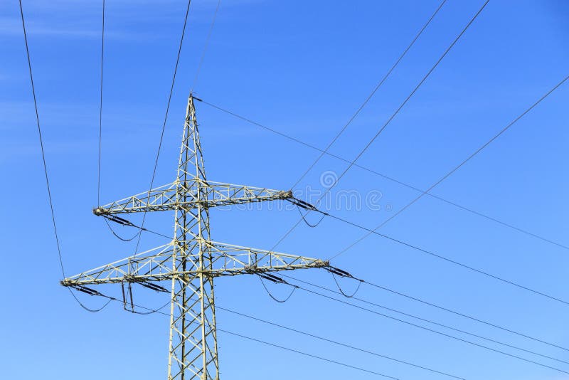 Electricity pylon stock image. Image of flow, connector - 49134599