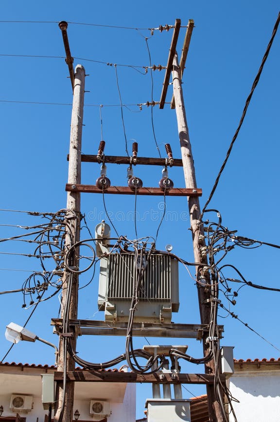 Electricity Pylon stock image. Image of blue, haphazard - 31313491