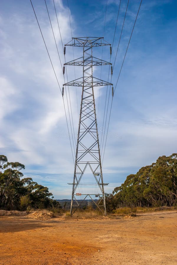 Electricity Pylon stock photo. Image of power, cables - 217146430