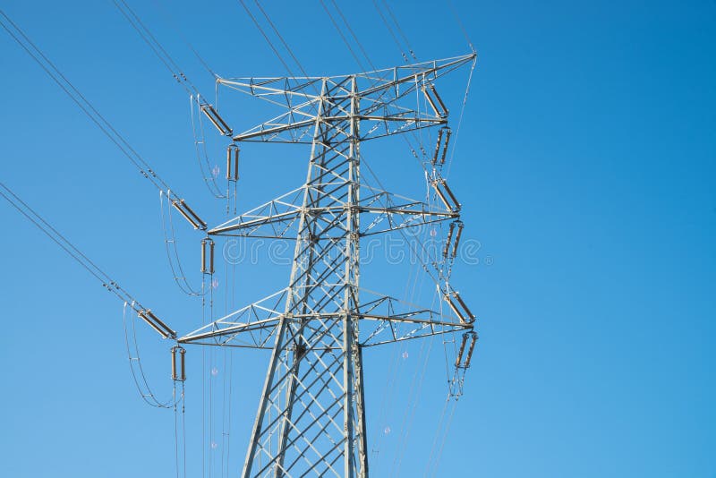 Structure of a pylon stock photo. Image of closeup, huge - 145043336