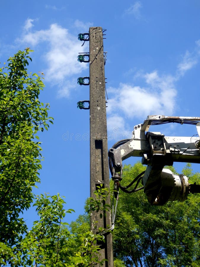 Electricity Pylon stock photo. Image of connection, mast - 54725578