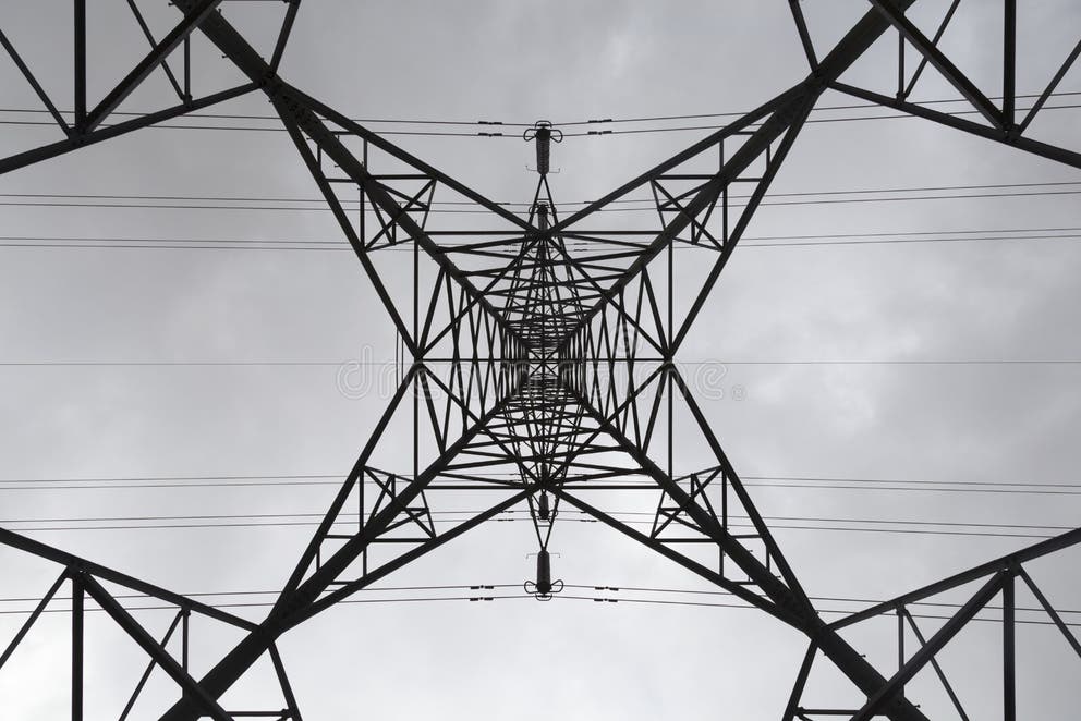 Electricity pylon stock image. Image of kingdom, welsh - 81295507