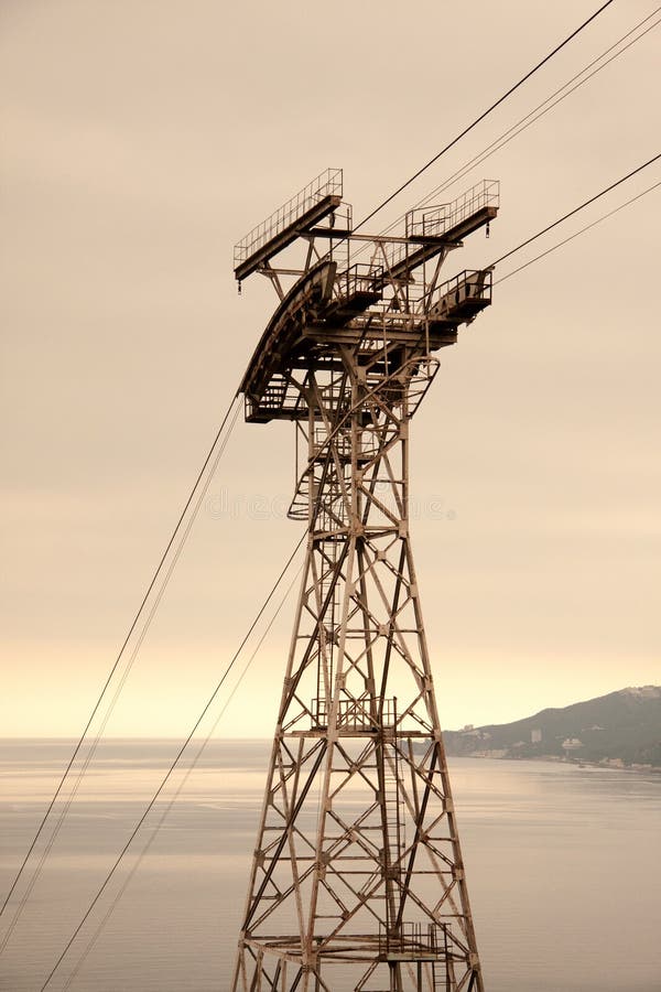 Electricity pylons stock image. Image of black, structure - 42154613