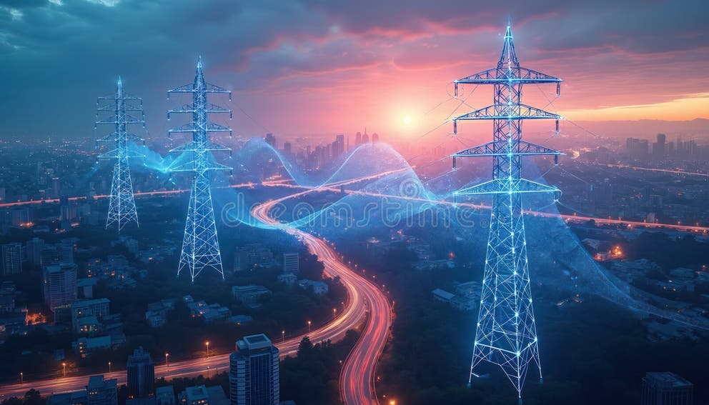 Smart Grid Optimization Stock Illustrations – 1,228 Smart Grid ...