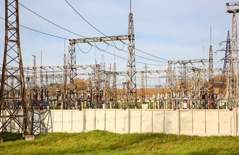 Electricity station stock image. Image of equipment, electricity - 36195511