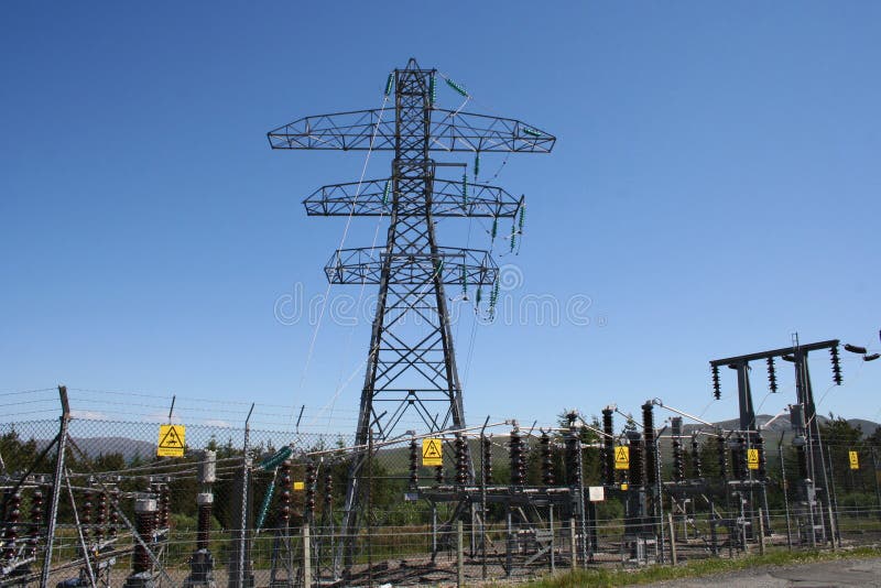 Electricity station stock photo. Image of cable, distribution - 3330710