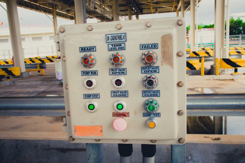 Electricity Switch Power Control Box Stock Photo - Image of ...