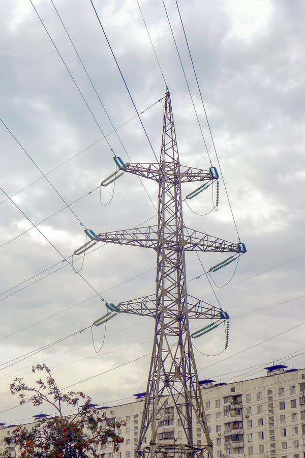 Electricity Towers stock photo. Image of station, conductor - 97115394