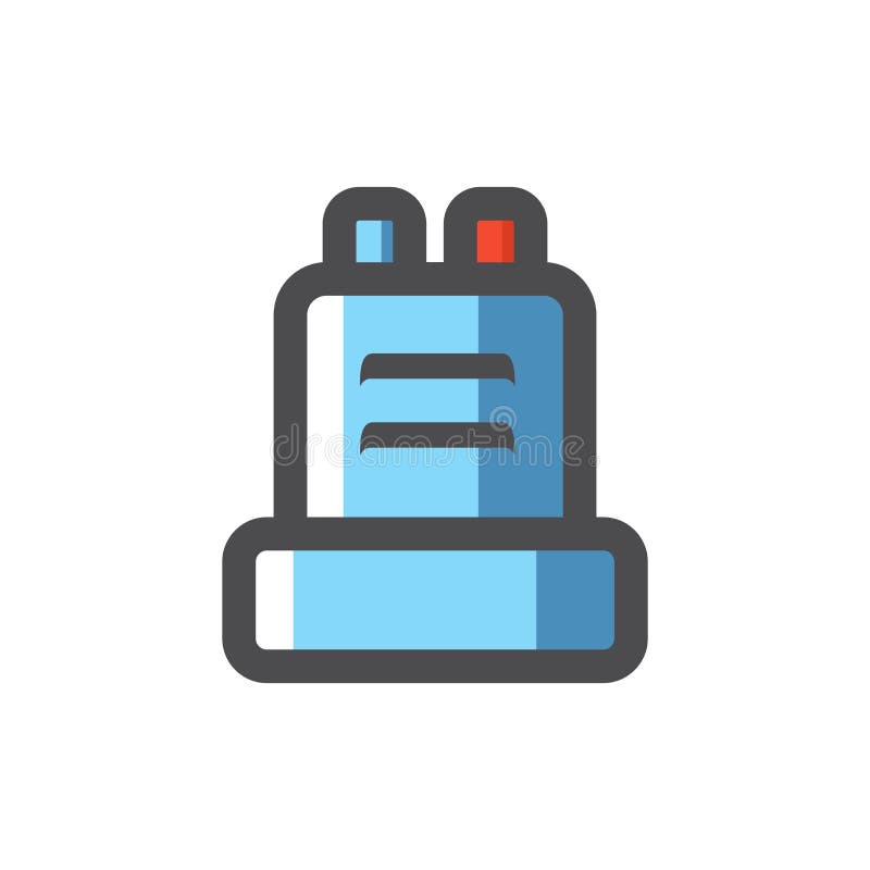 Electricity Transformer Box Vector Icon Cartoon Illustration. Stock ...