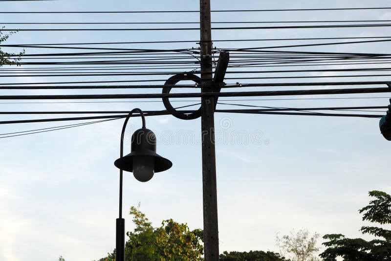 Electricity wire stock photo. Image of electricity, infrastructure ...