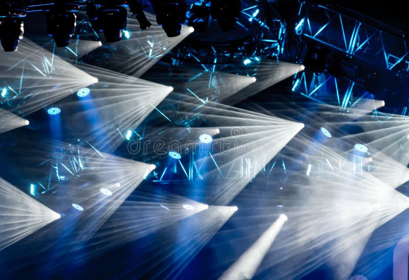 Bright Stage Lights stock photo. Image of indoors, computerized - 46356926