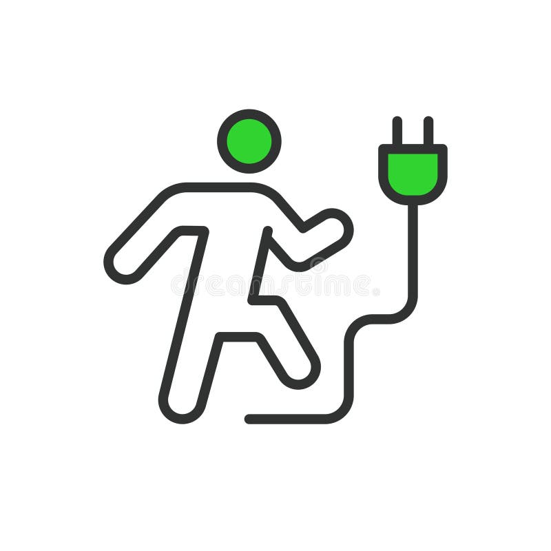 Electric Current Line Stock Illustrations – 9,209 Electric Current Line ...