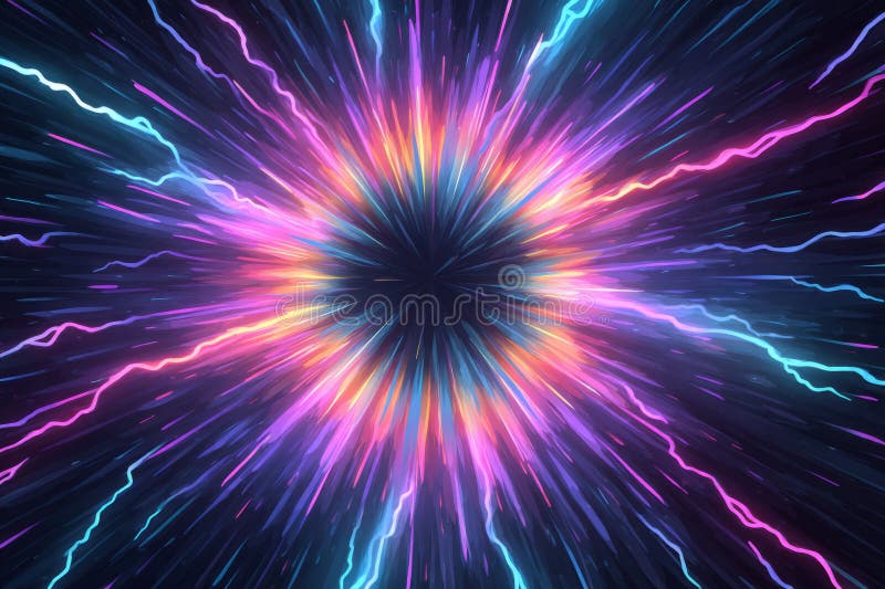 Electrified Energy Ring in Outer Space Stock Photo - Image of universe ...