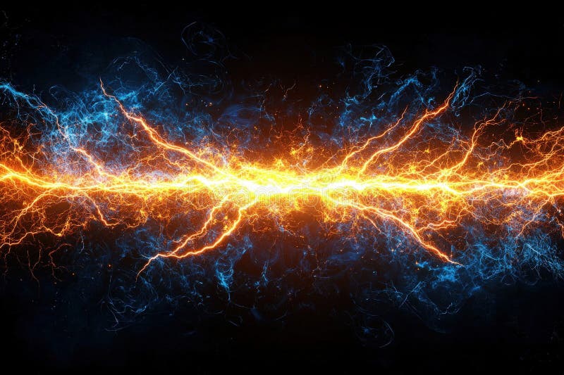 An Electrifying Abstract Representation of Electricity, Showcasing ...