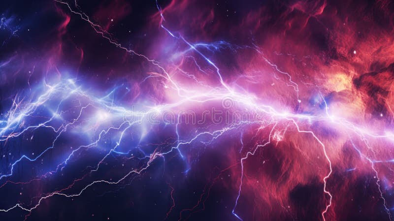 Electrifying Artistry Abstract Background with Motion Lightnings ...