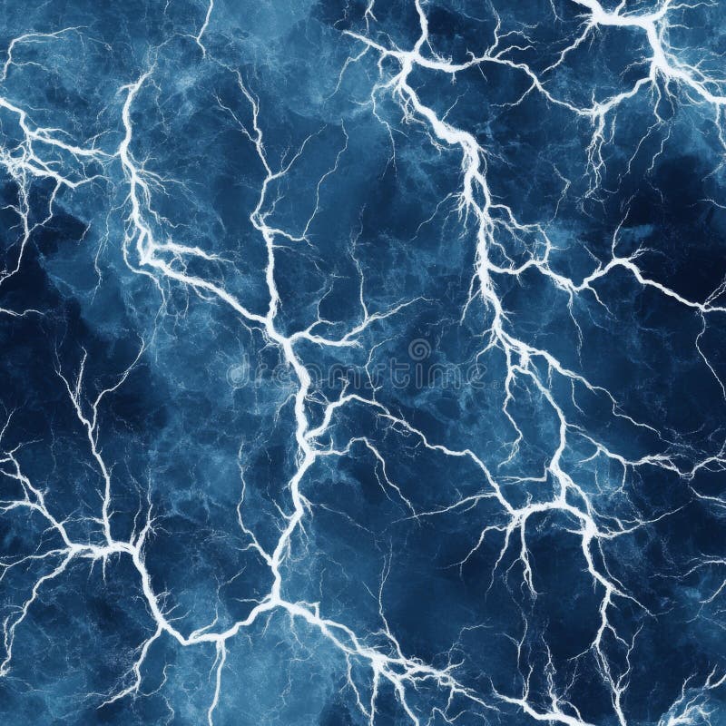 Electrifying Blue Lightning Pattern Dynamic Energy Dark Background ...