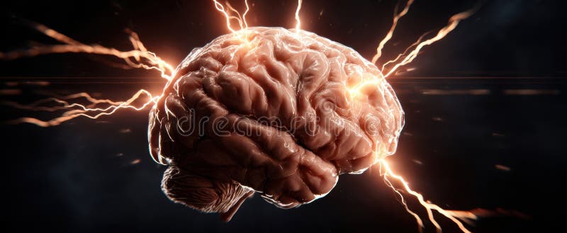The Electrifying Brain Illuminated by Energy and Cognitive Sparks..AI ...