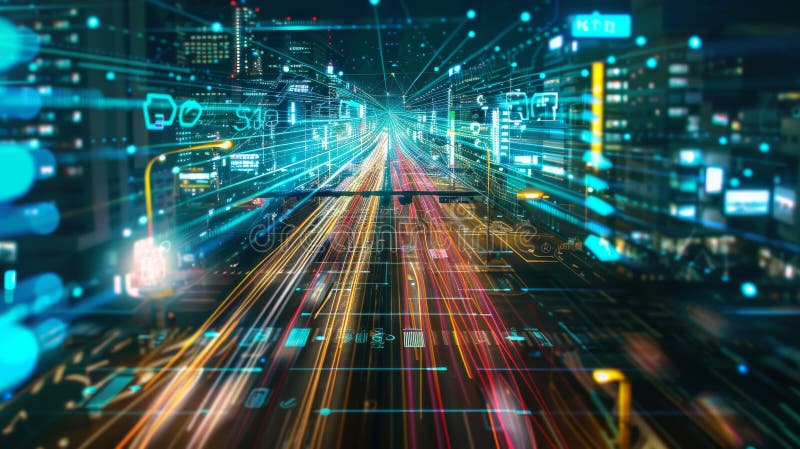 An Electrifying Image Capturing the Essence of 5G Data Speed with ...