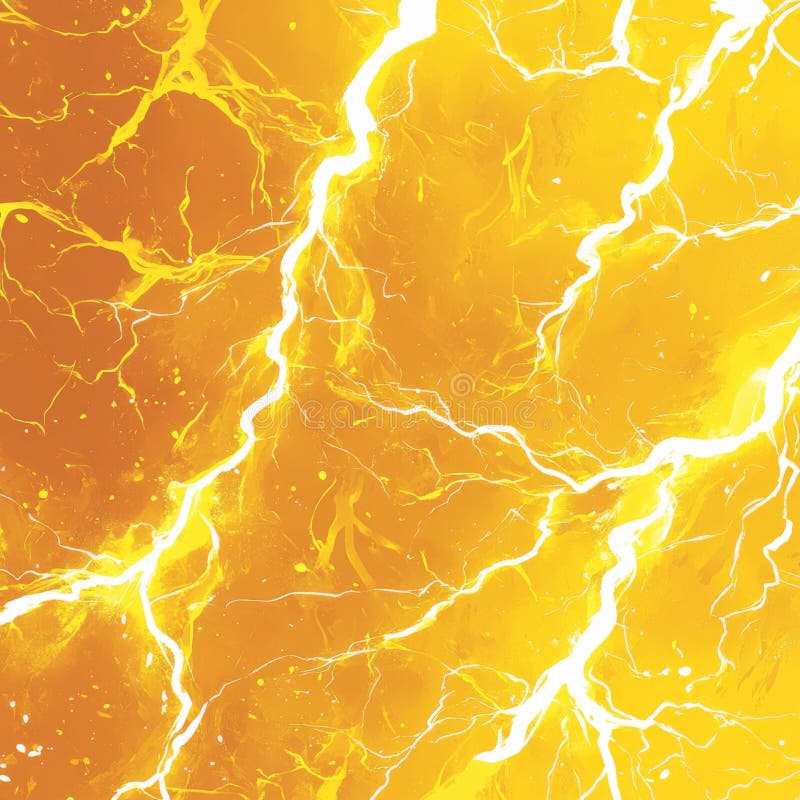 Electrifying Lightning Streaks Vibrant Orange Background Stock Photos ...