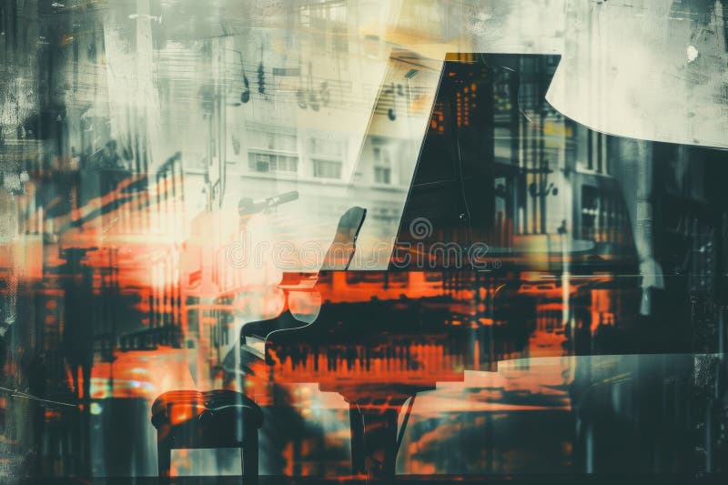 Electrifying Live Music Concert with a Glowing Stage Stock Image ...