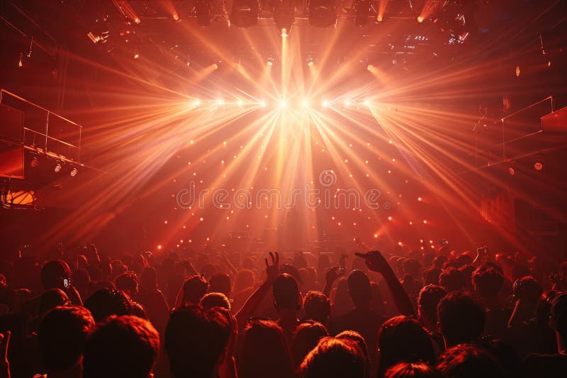 Electrifying Live Music Concert with Stunning Light Show and ...