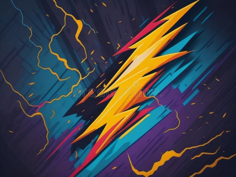 Dynamic Lightning Vibrant Colors and Intense Motion in an Atmospheric ...
