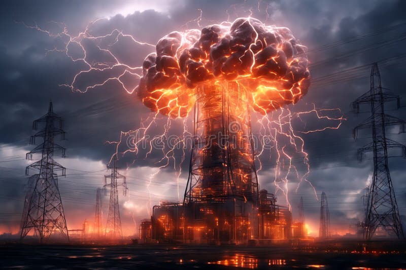 Electrifying Power Surge: Lightning Strikes Transformer Description ...