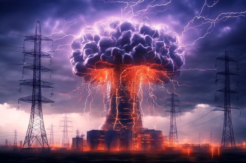 Electrifying Power Surge: Lightning Strikes Transformer Description ...